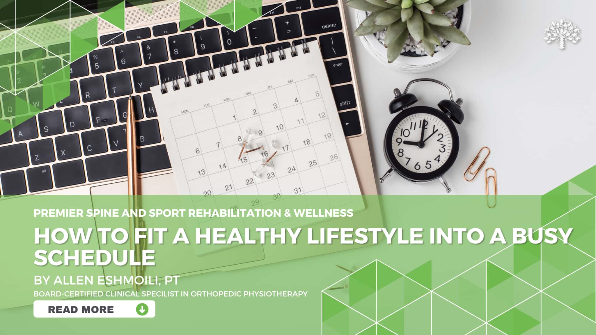 How To Fit a Healthy Lifestyle into a Busy Schedule - Premier Spine and ...